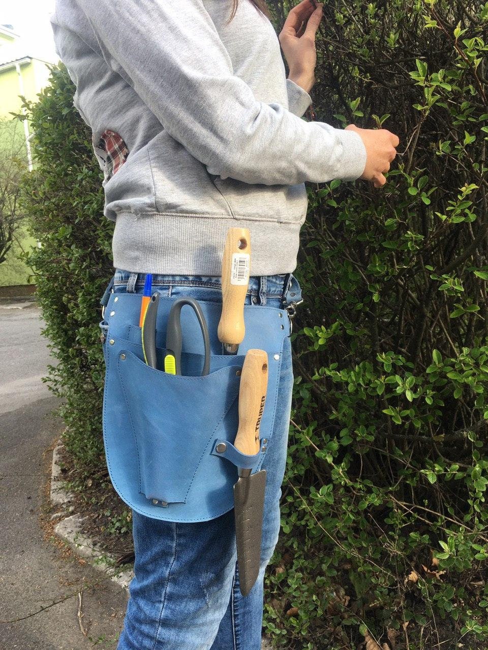 Farmer's Pruner Belt Leather Trowel Holder Leather Hand - Etsy Singapore