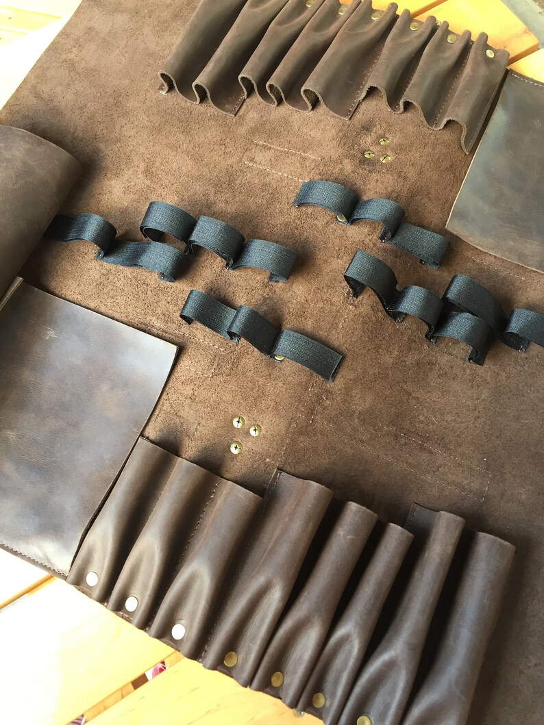 Personalized Chefs Knife Case Knives Storage With 8 Pockets - Etsy