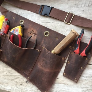 Personalized Untility Belt Gift for Woodworkers Leather Tool - Etsy