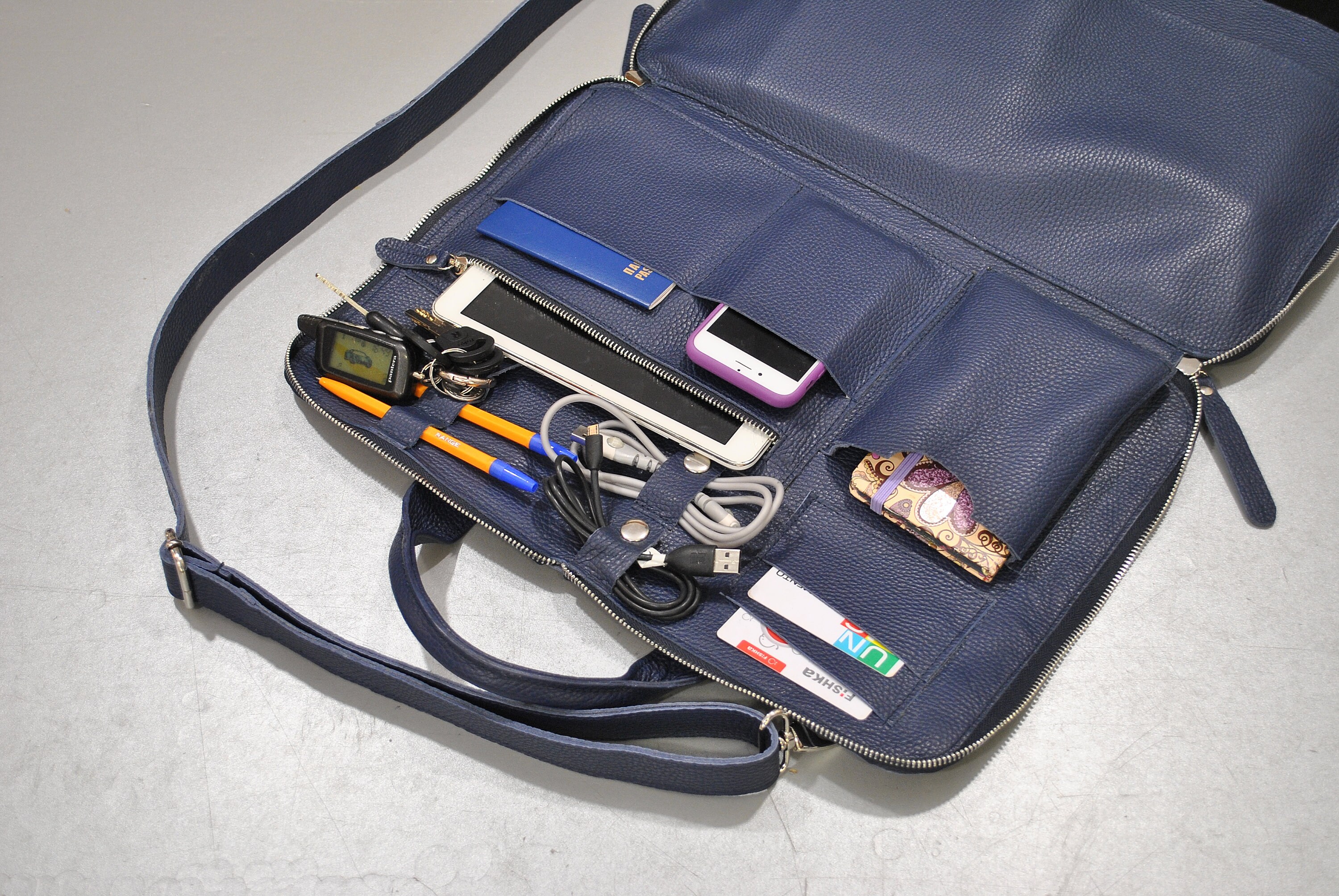 Personalized 17 Inch Laptop Bag Leather Laptop Case Leather - Etsy