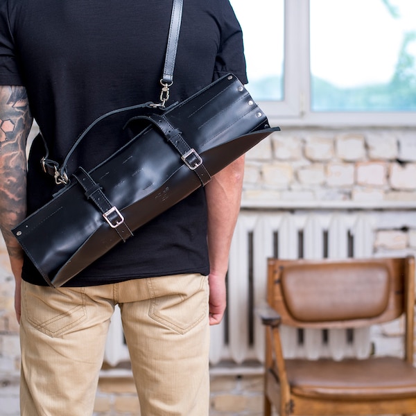 Leather Knife Roll - Etsy