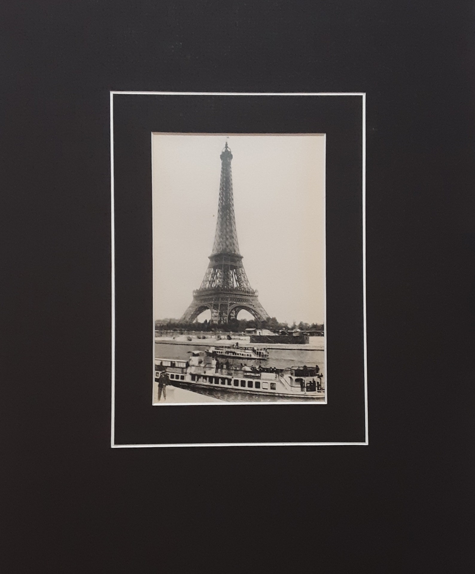 Eiffel Tower Acid Free Matted Postcard - Etsy