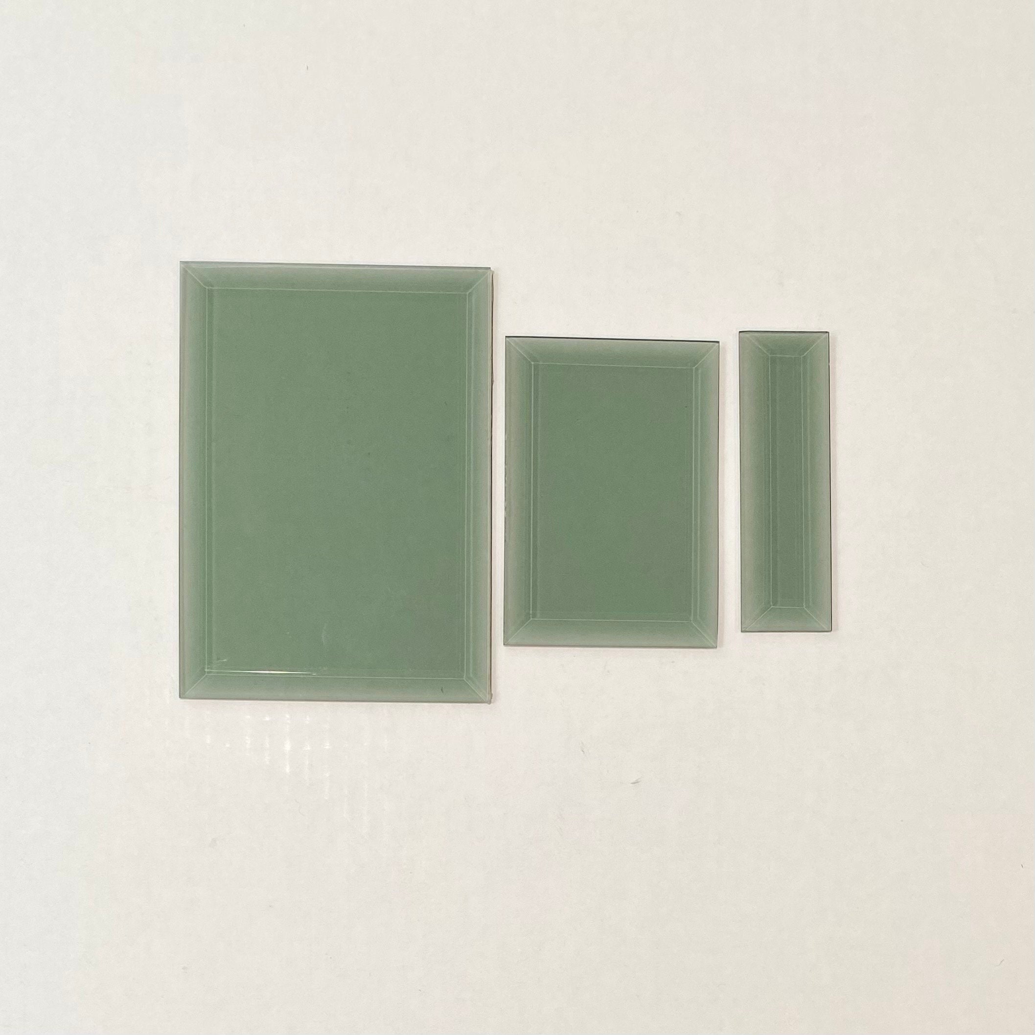 Rectangle Bevel Set of 3 Smokey Grey - Etsy