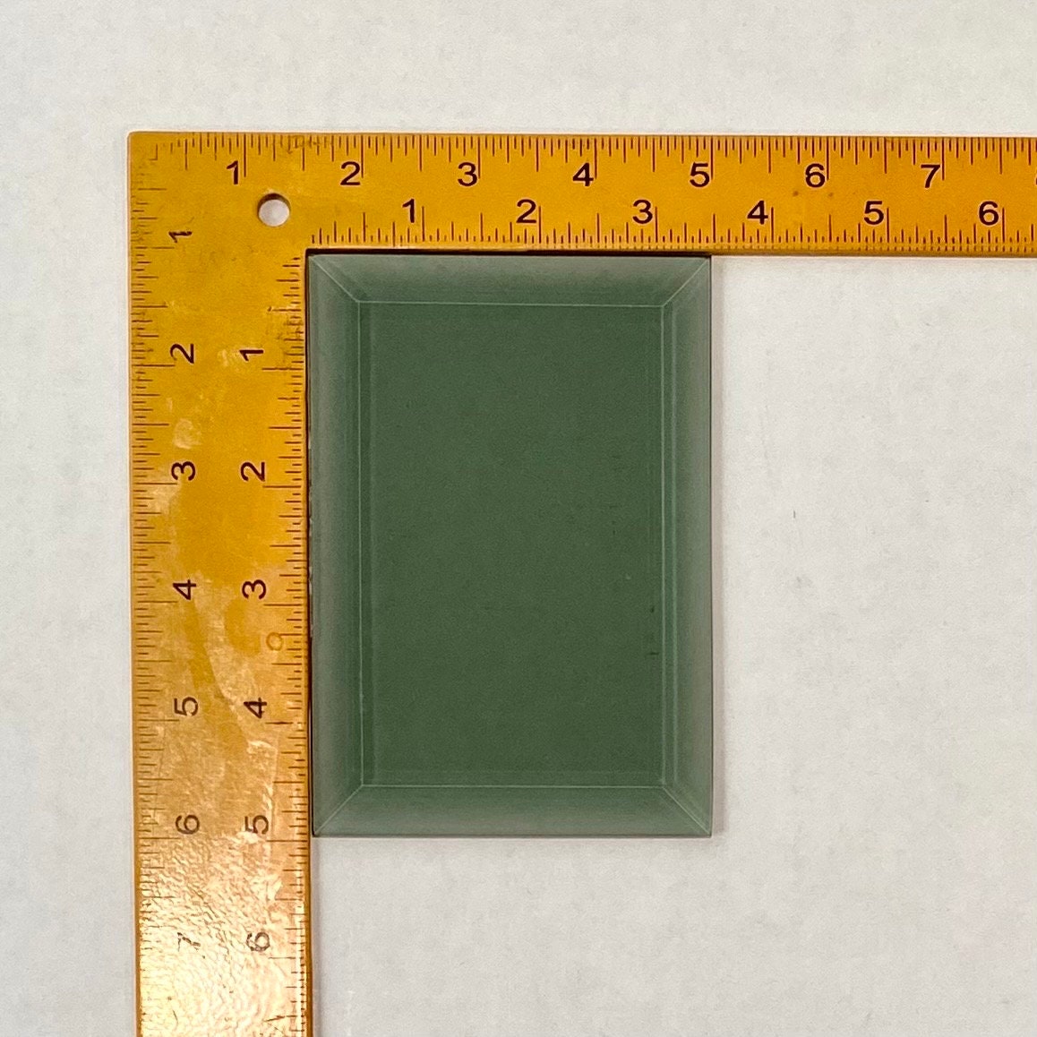 Rectangle Bevel Set of 3 Smokey Grey - Etsy