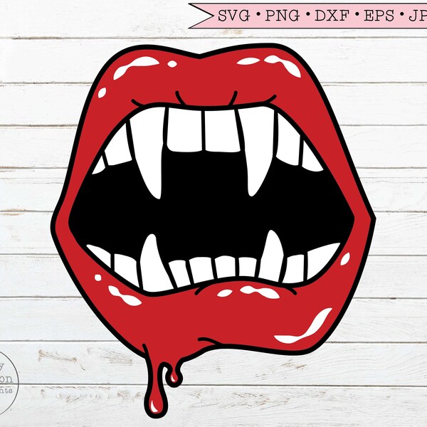 Vampire Teeth Svg - Etsy