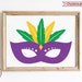 Mardi Gras Mask SVG, Masquerade Mask Svg Carnival Mask Fat Tuesday New ...