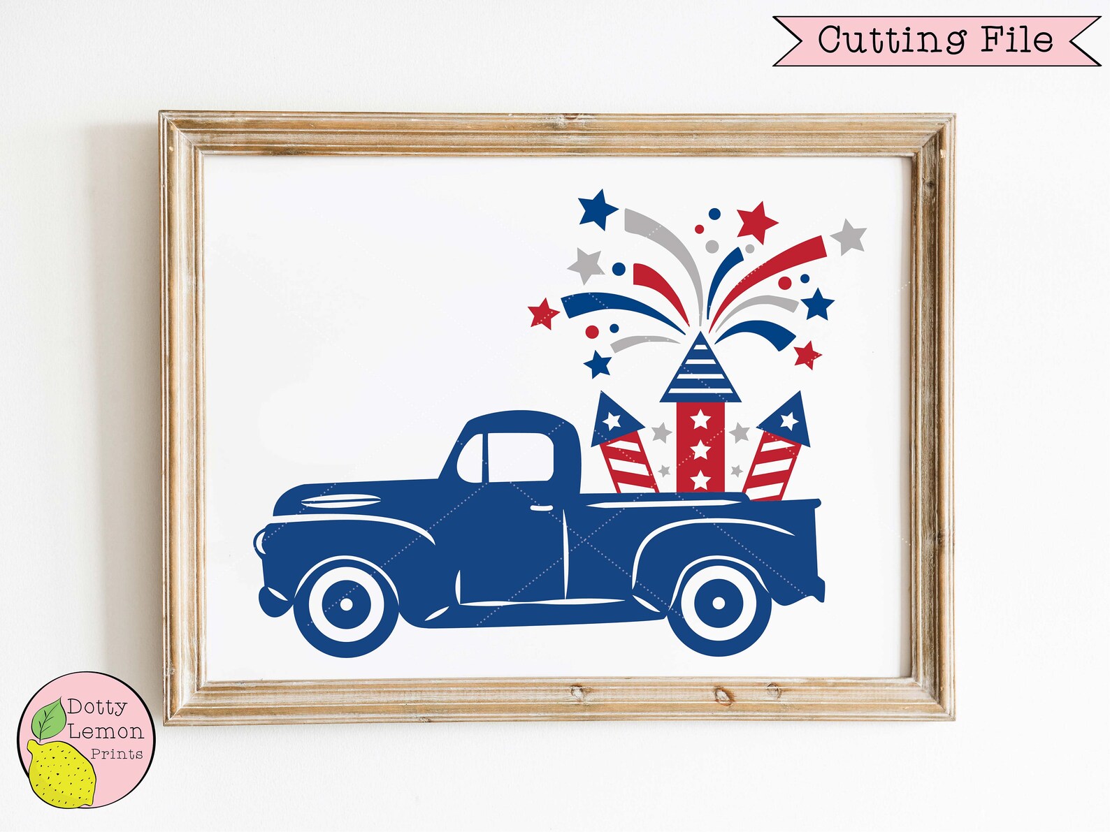 4th of July Truck Svg Summer Svg Country Svg Amercian Flag | Etsy