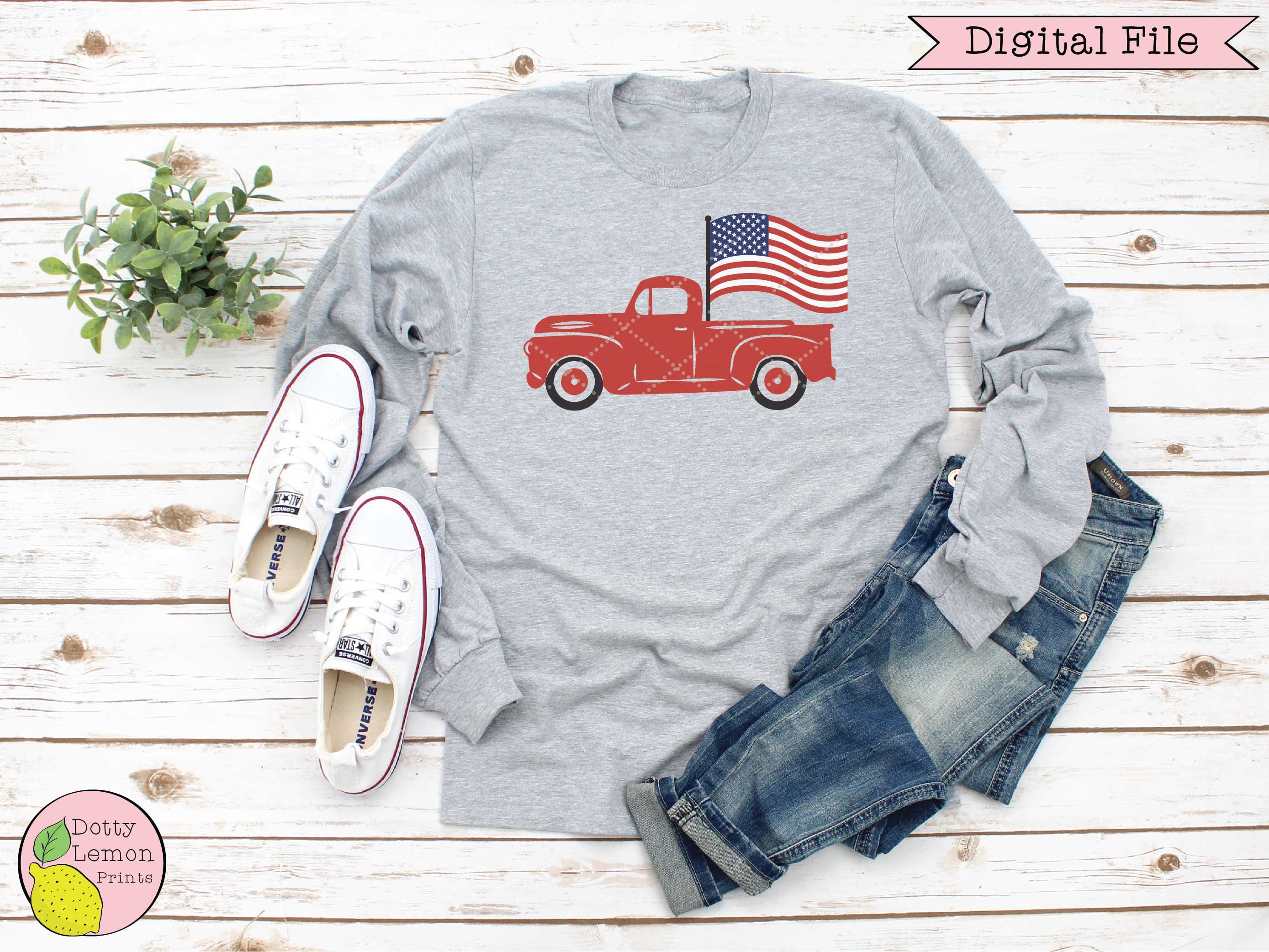 4th of July Truck Svg Summer Svg Patriotic Svg Amercian Flag - Etsy