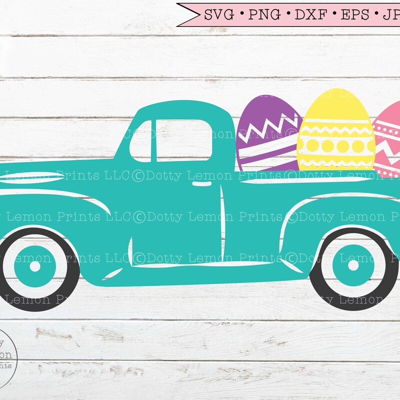 Easter Truck Svg - Etsy