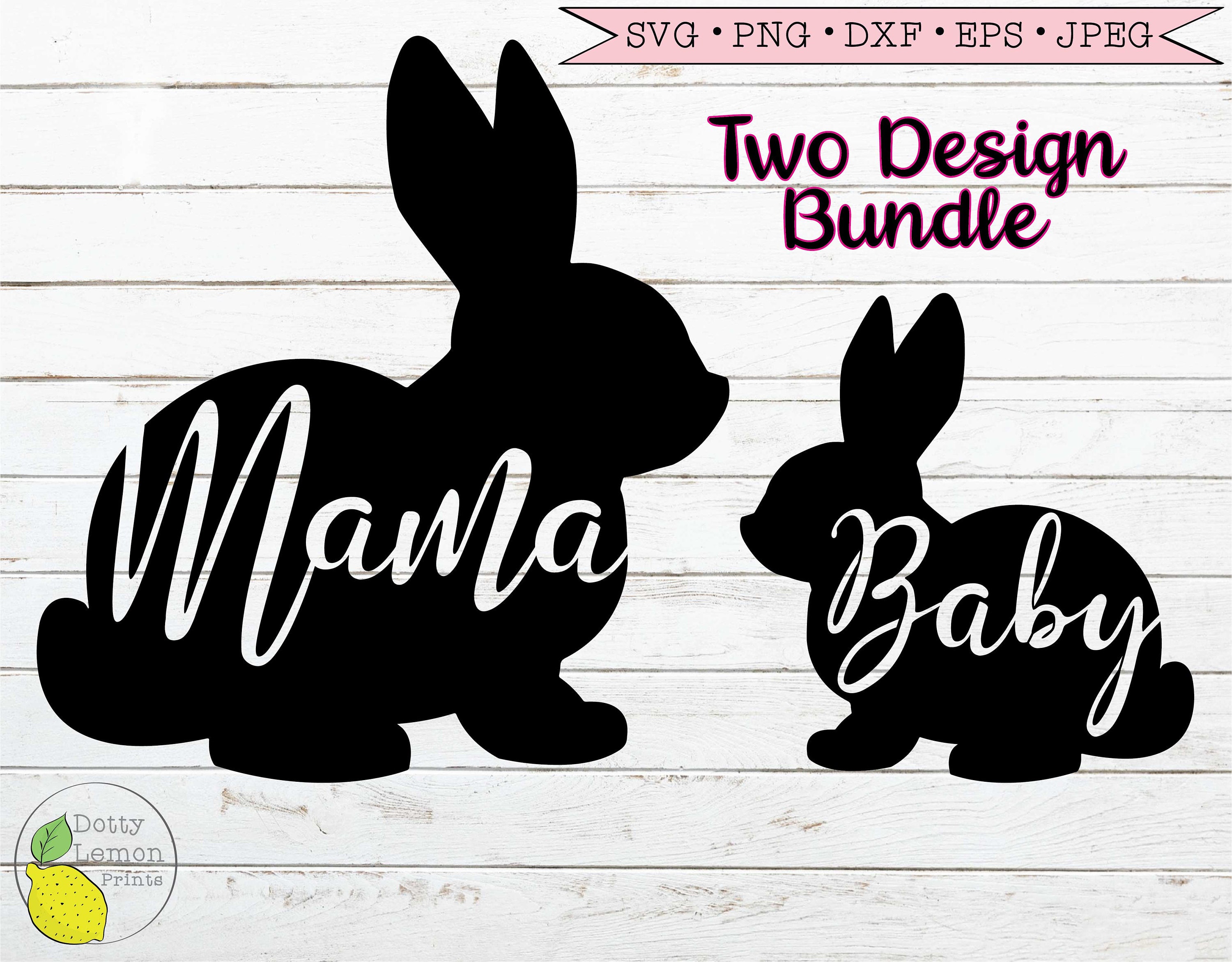 Easter SVG Bundle Bunny Svg Mom Svg Mama Baby Svg Spring - Etsy