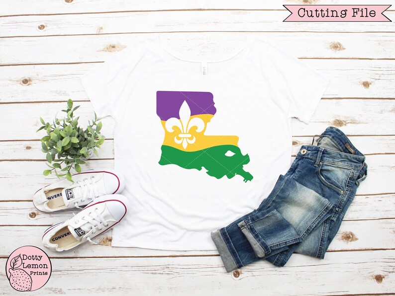 Mardi Gras SVG Louisiana Fleur De Lis Svg Fat Tuesday Flag - Etsy