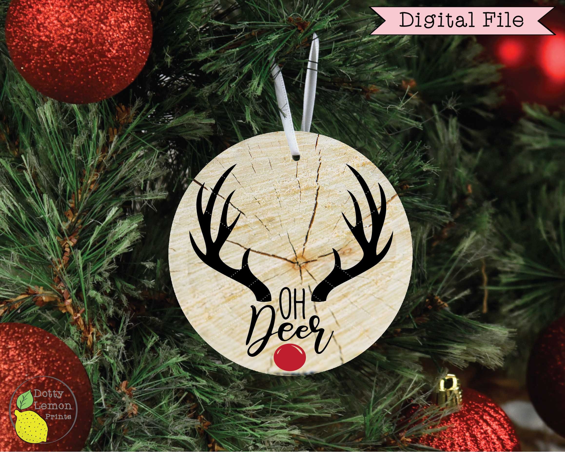 Christmas Svg Reindeer Svg Rudolph Svg Oh Deer Svg Santa Svg - Etsy