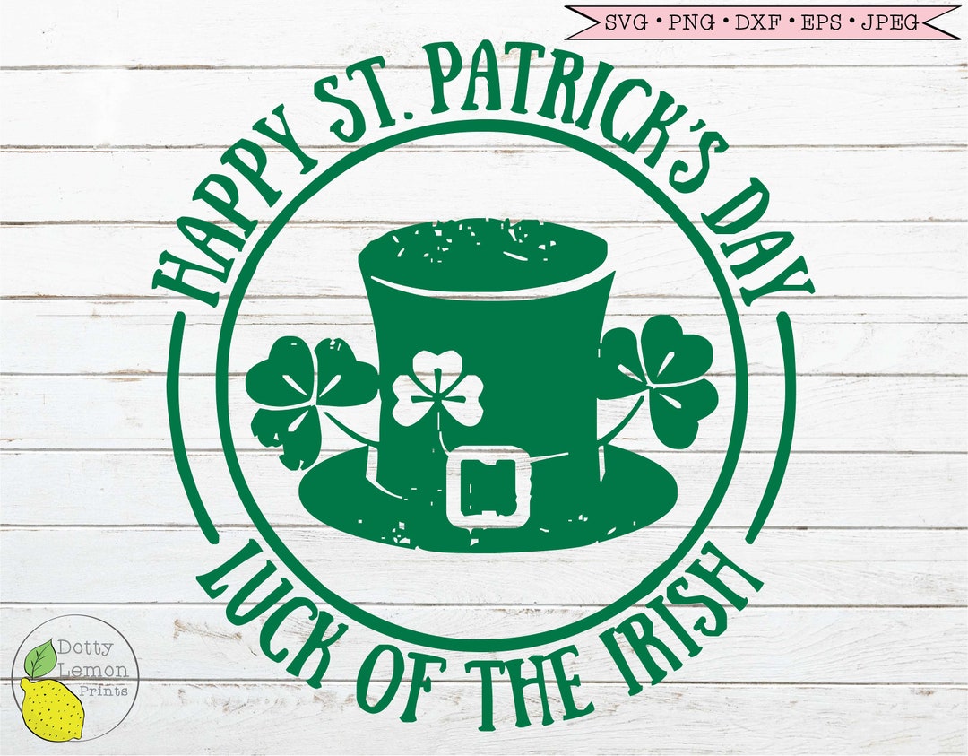 St Patricks Day Svg, Lucky Irish Shamrock Svg Funny Svg Leprechaun Luck ...