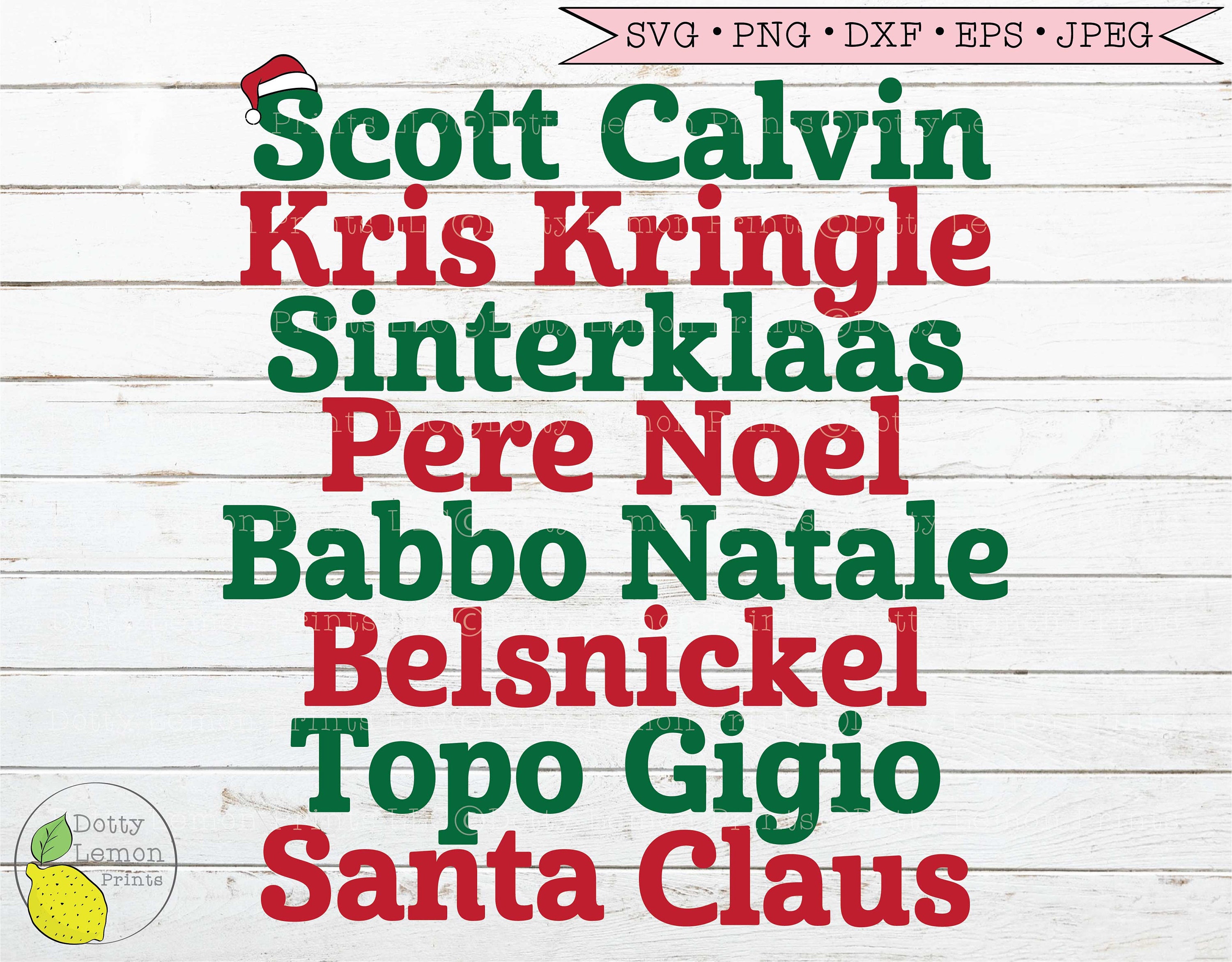 Santa SVG Christmas Santa Hat Svg Santa Clause Christmas | Etsy