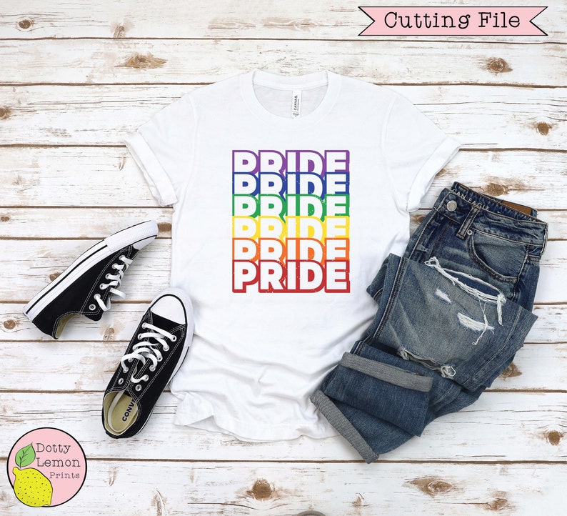 Rainbow Pride Svg Gay Pride Svg LGBTQ Svg Files for Cricut - Etsy