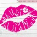 Summer Svg Hawaiian Lips Beach Svg Aloha Hibiscus Flower Svg - Etsy