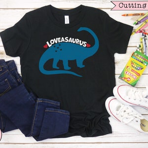 Dinosaur Valentine SVG, Heart Valentines Day Svg Loveasaurus Svg Boy ...