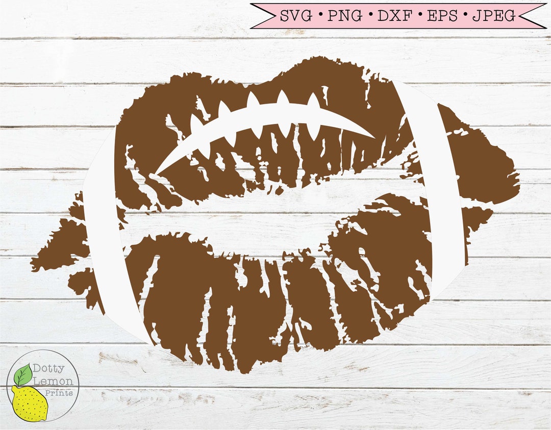 Football Lips Svg, Fall Svg Football Mom Svg, Cheerleader Distressed ...