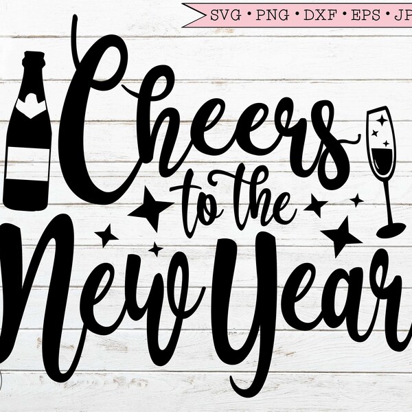 New Years Svg - Etsy