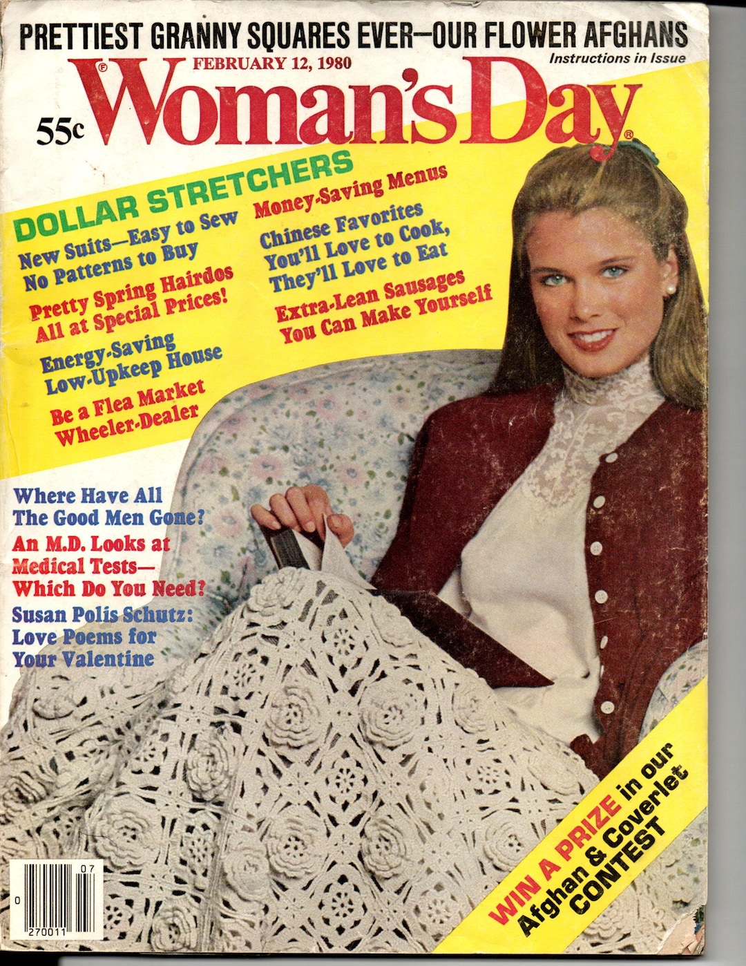 Vintage Copy of Woman's Day Magazine February, 1980 Ephemera Good ...