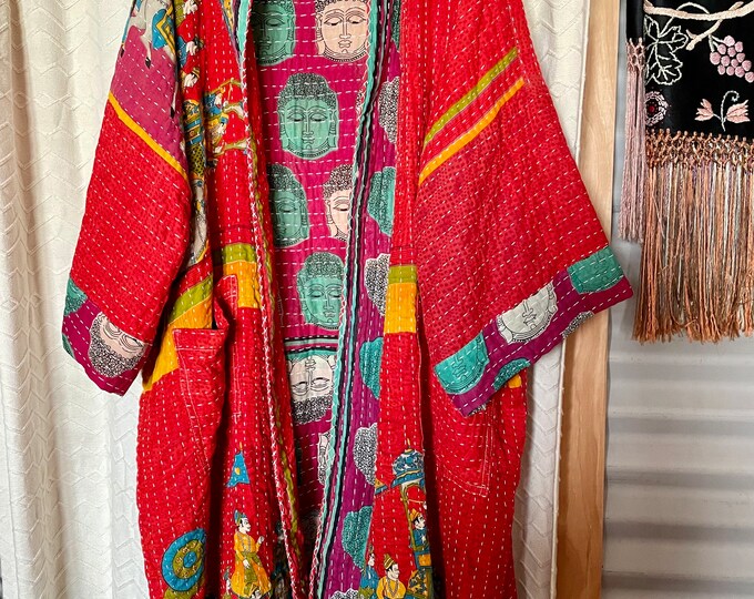 Buddha ~ Kantha Coat - Etsy