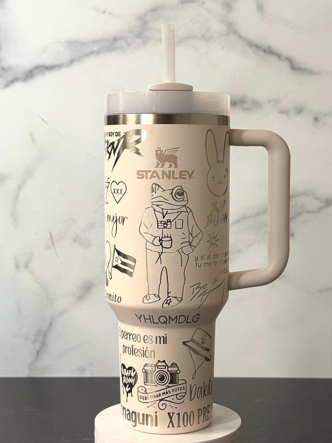 Laser Engraved Sapo Concho/bad Bunnee Inspired Stanley Tumbler - Etsy