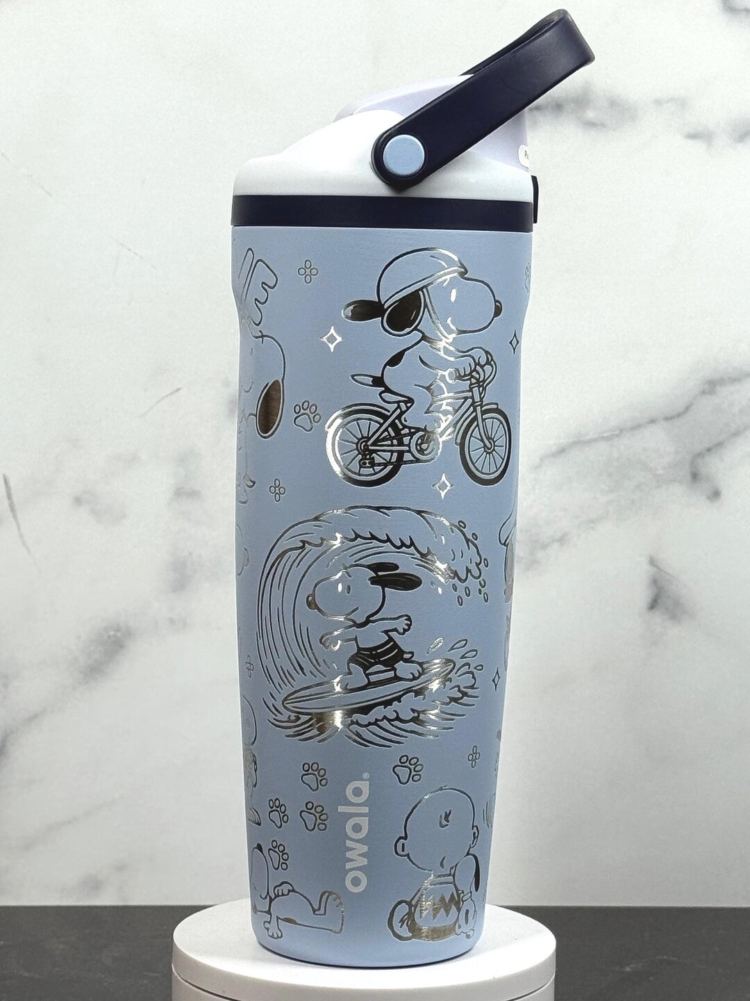 Laser Engraved Owala Sway Classic Cartoon Dog - Etsy