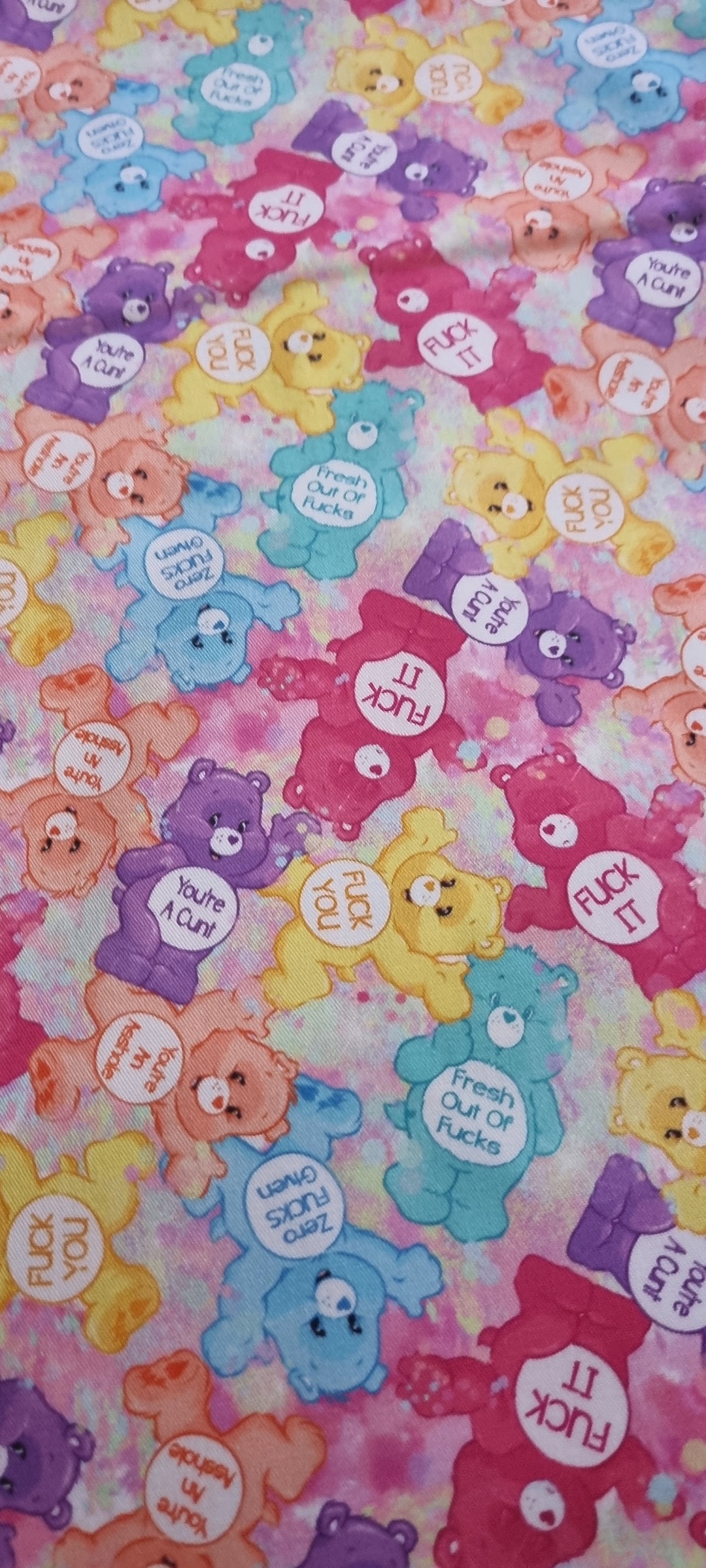 Care Swear Bear. Swear Word Scrunchies. A Bit Cheeky a Bit - Etsy