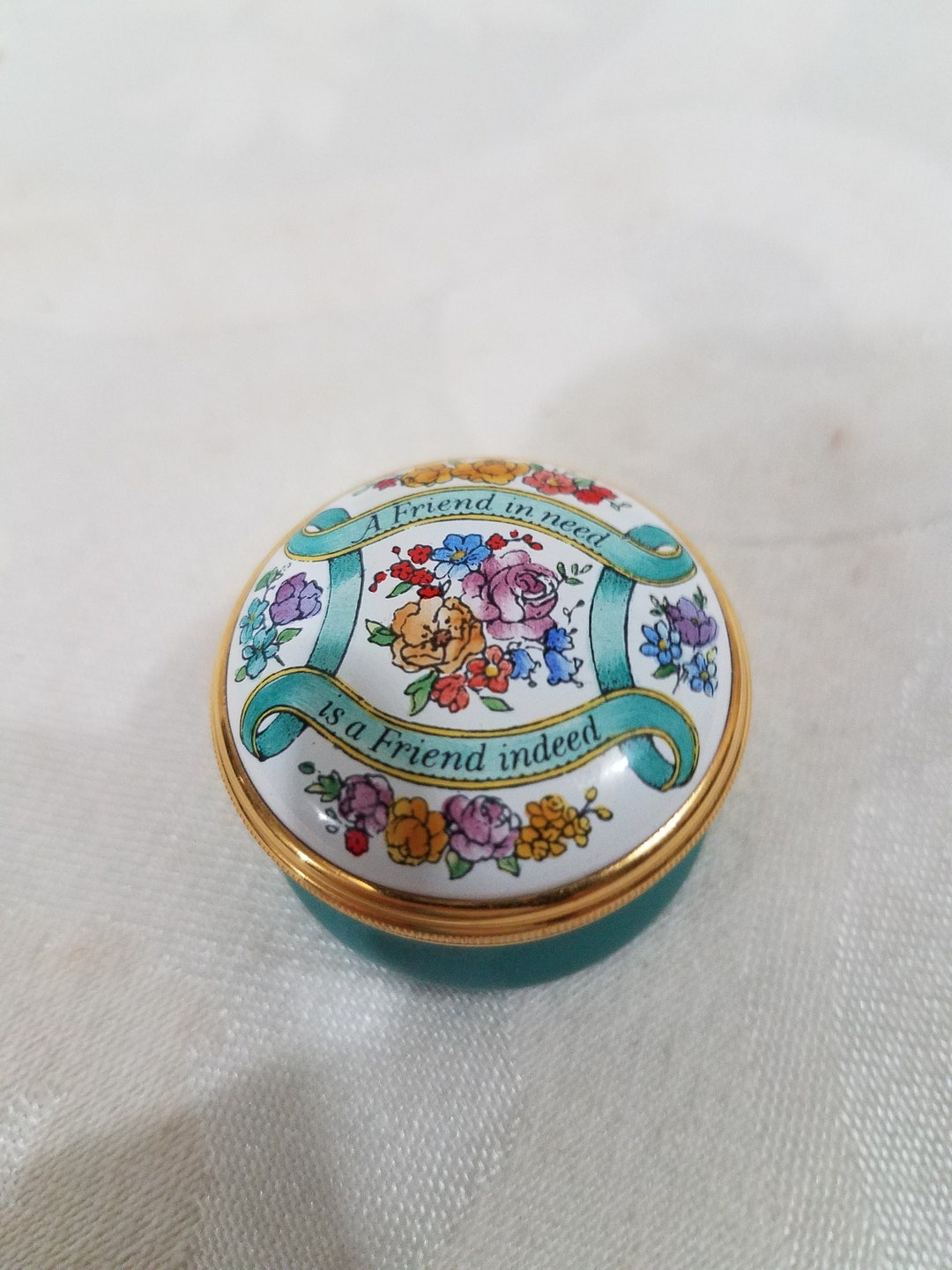 Halcyon Day Enamels Porcelain Box - Etsy