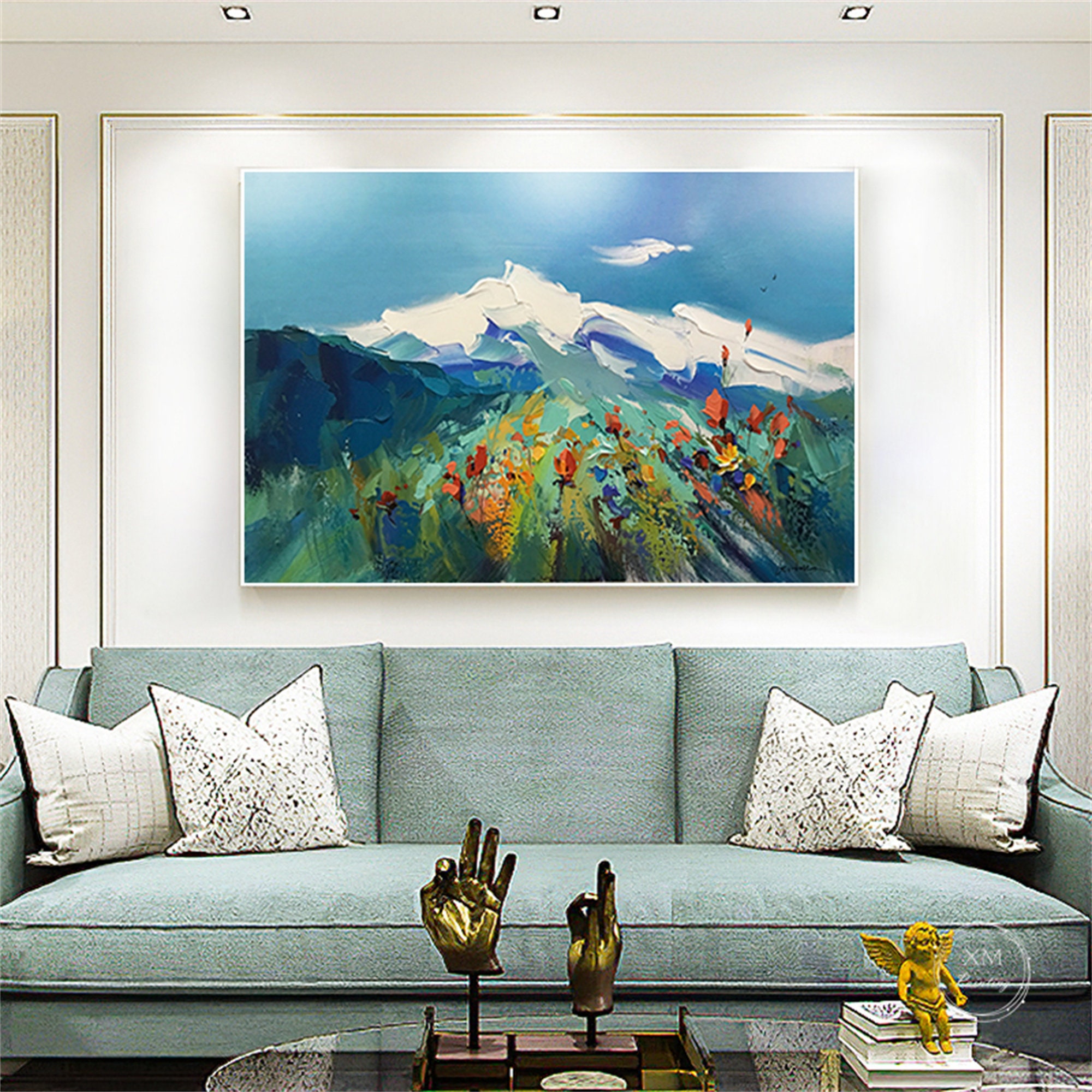Original Abstract Painting on Canvas Wall Art Picture for - Etsy