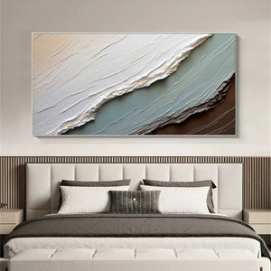 Large Abstract Painting on Canvas 3D Texture Acrylic Wall - Etsy