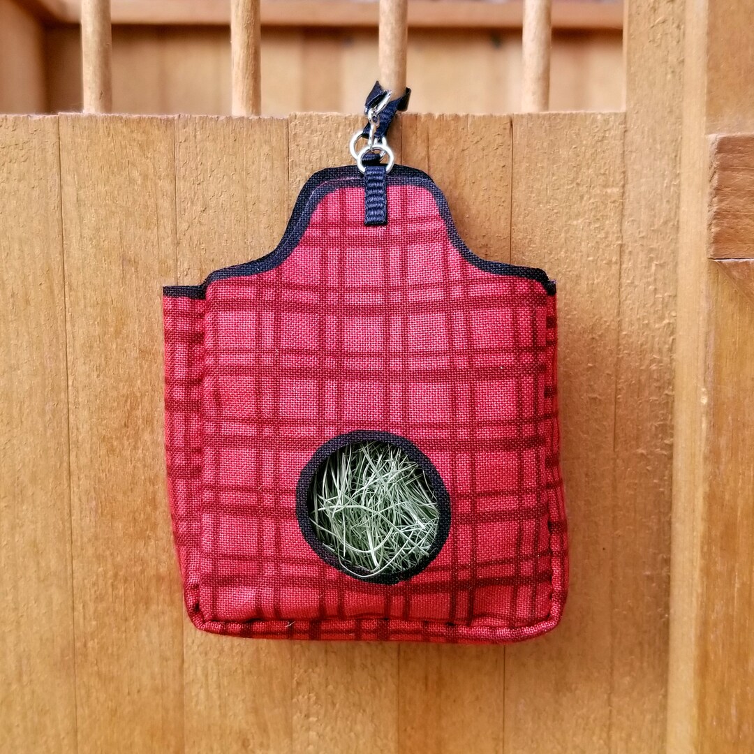 Traditional (1:9) Red Plaid Hay Bag for Breyer Model Horses - Etsy