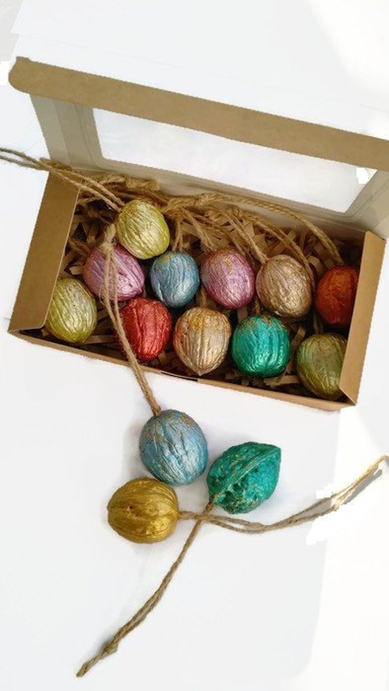 Homemade Christmas Ornaments Set Rustic Christmas Ornaments - Etsy