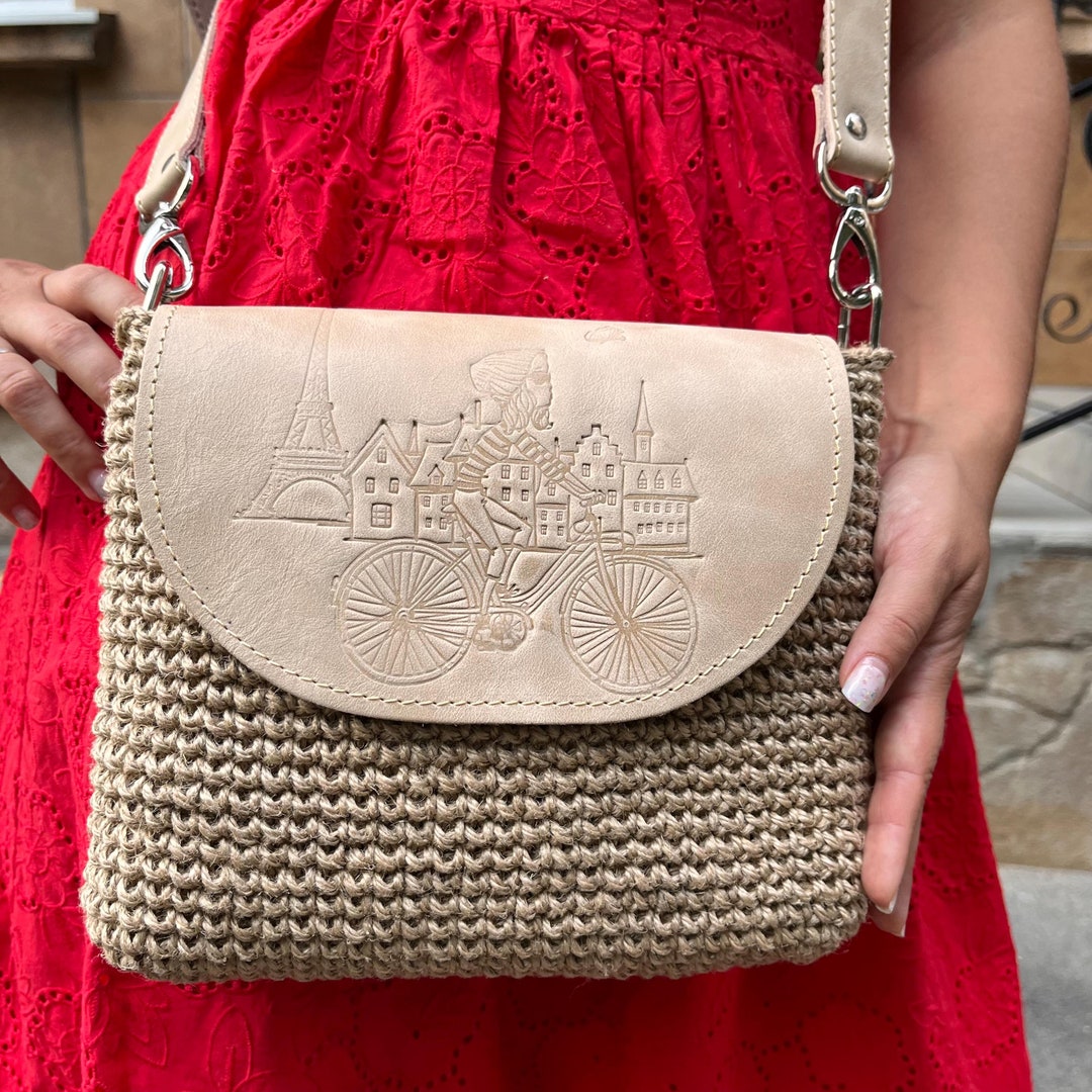 Summer Purse Crossbody Straw Small Shoulder Bag for Women Gift for Her ...