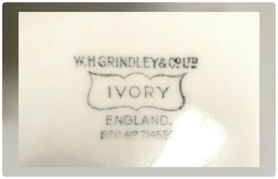 W.H. Grindley Company-vintage England Serving Platter-ivory - Etsy