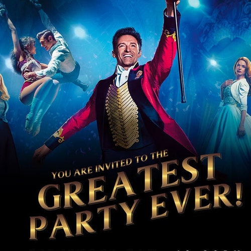The Greatest Showman Party Invitation personalized Digital | Etsy
