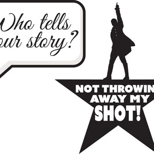 HAMILTON Musical Photobooth Props Broadway Themed Print at Home Party ...