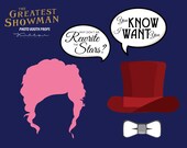 Photo Booth Props the Greatest Showman Philip & Anne Printable - Etsy ...