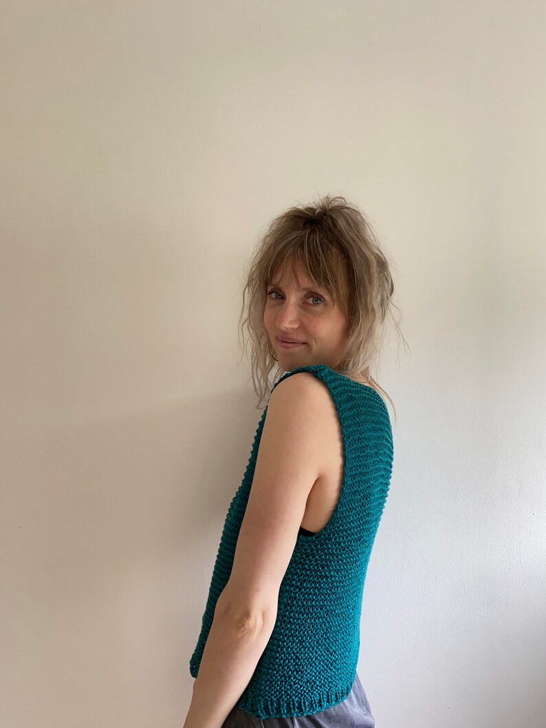 Easy Knitting Pattern Very Easy Vest - Etsy