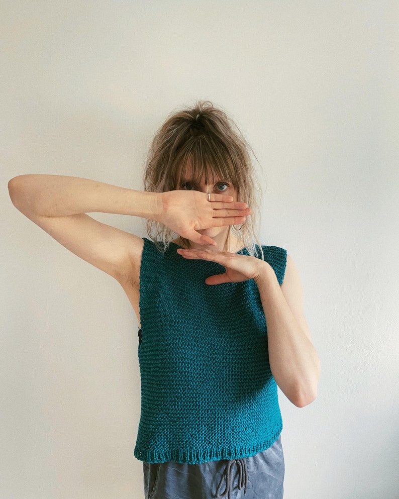 Easy Knitting Pattern Very Easy Vest - Etsy