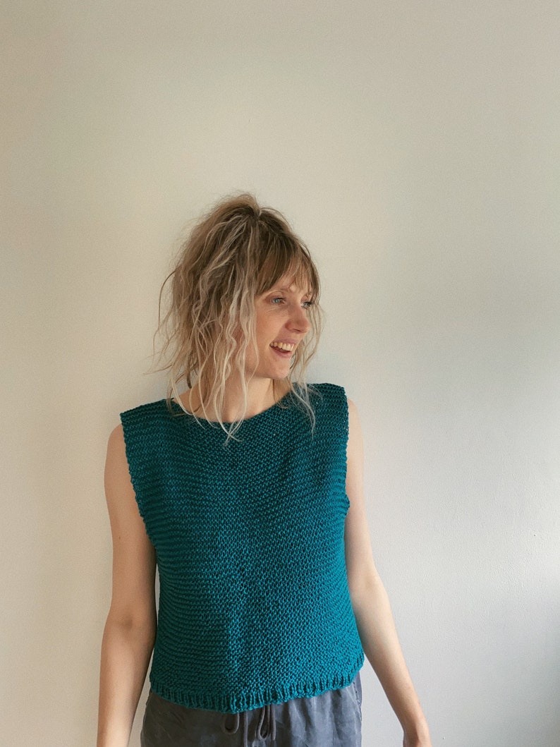 Easy Knitting Pattern Very Easy Vest - Etsy
