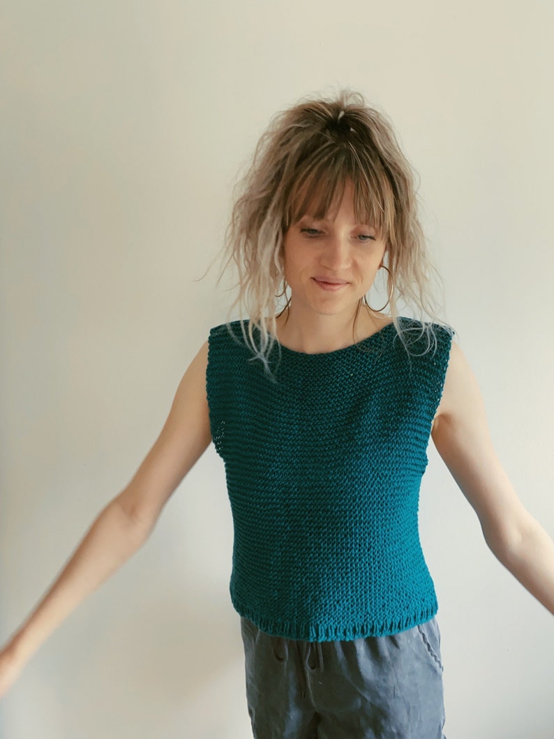 Easy Knitting Pattern Very Easy Vest - Etsy