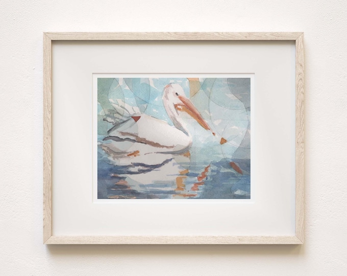 Watercolor, Pelican, Coastal Art, Bayou, Louisiana Wall Art, Coastal ...