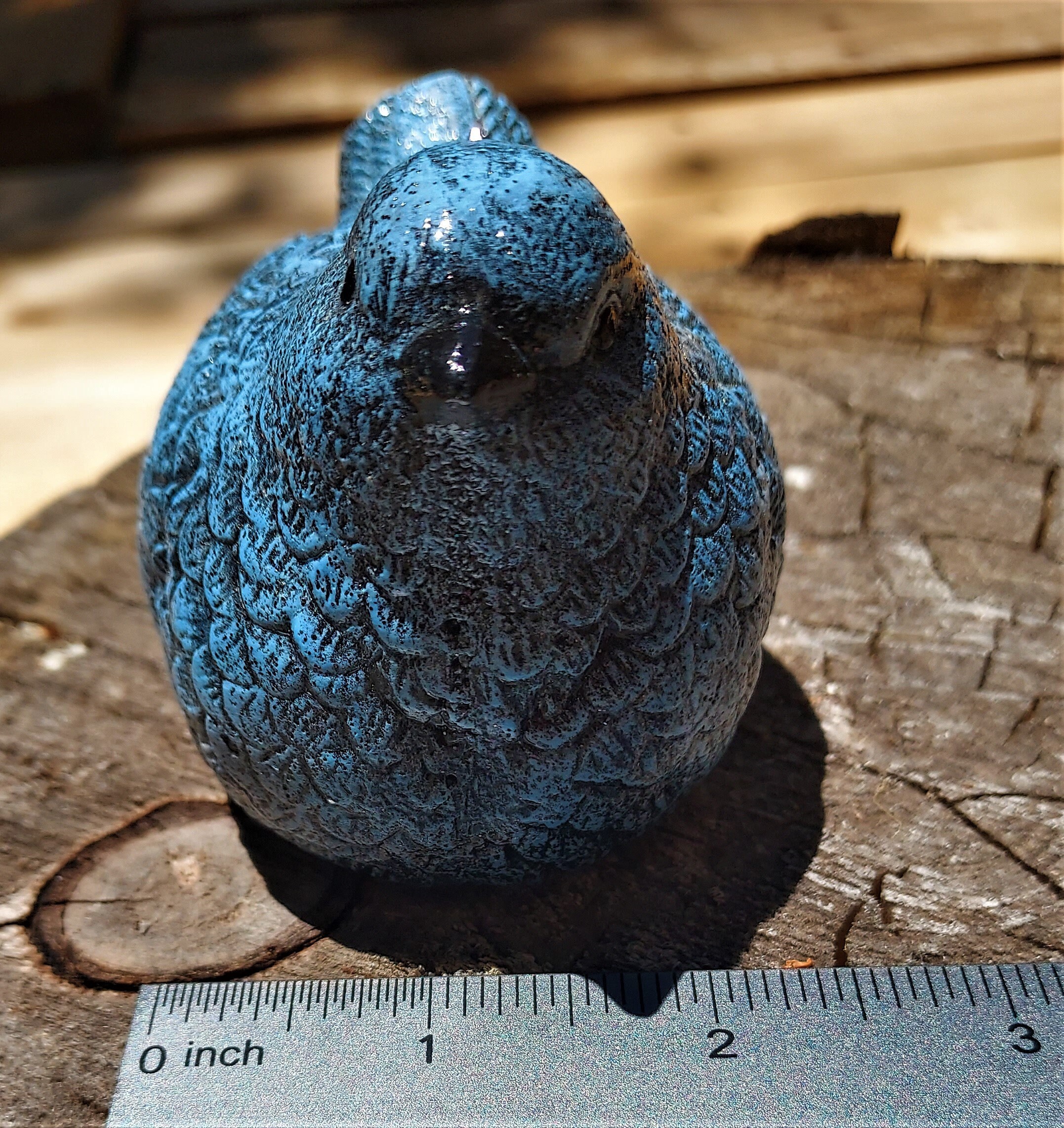 Concrete Bird Statue. Glitter. Stone Bluebird. 4 Cement - Etsy