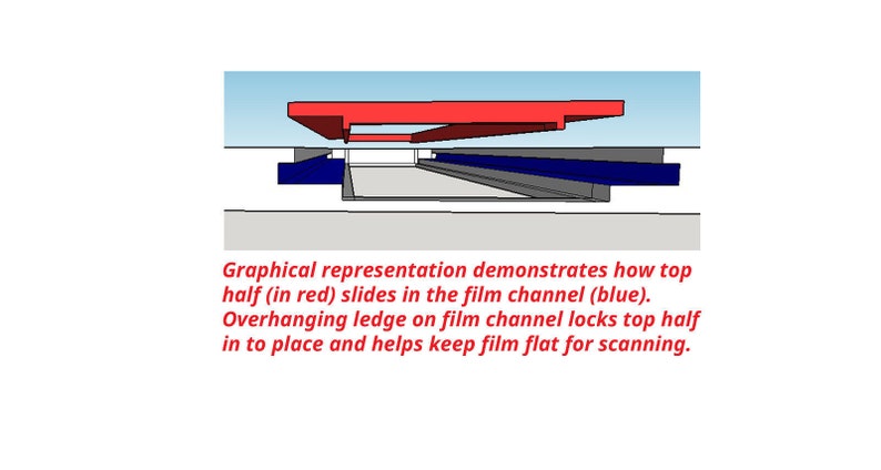 126 Film Holder/adapter Made for Epson Perfection V700/750/800/850 Film ...