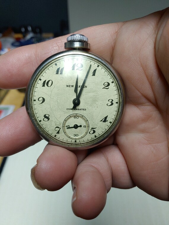 New Haven compensated pocket watch - Gem