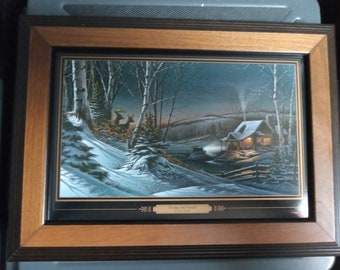 Terry Redlin Oak Clock With evening With Friends. WORKS - Etsy