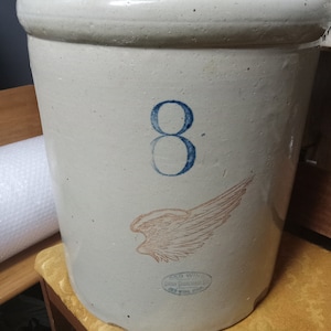8 Gallon Red Wing Crock - Etsy