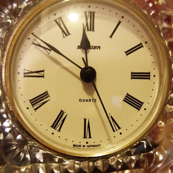 Staiger Crystal Clock - Etsy