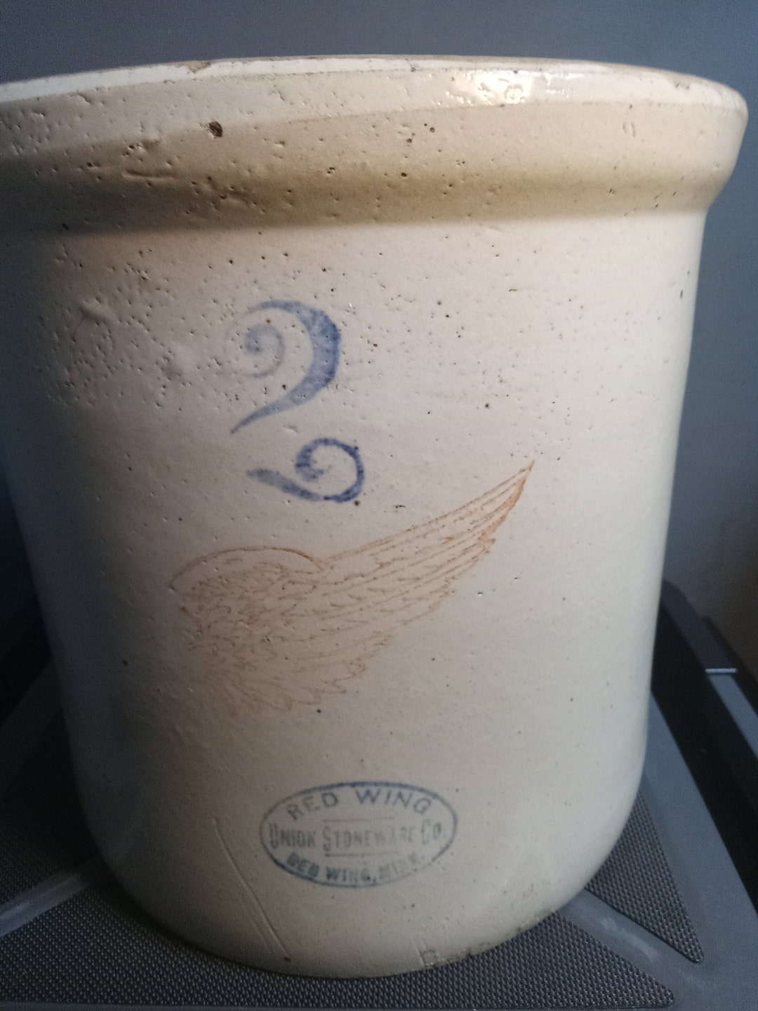 2 Gallon Red Wing Crock Circa. 1915 - Etsy